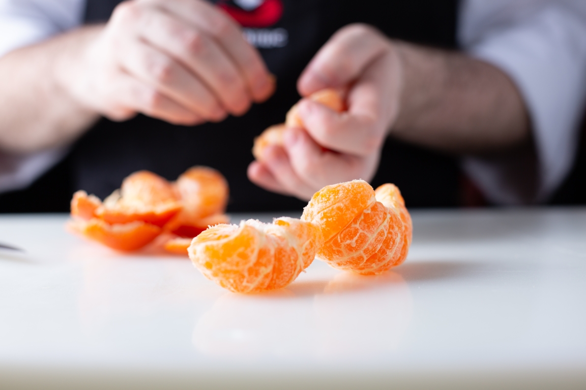 Cured red mullet, mandarin orange and coriander | Sous Vide Cooking